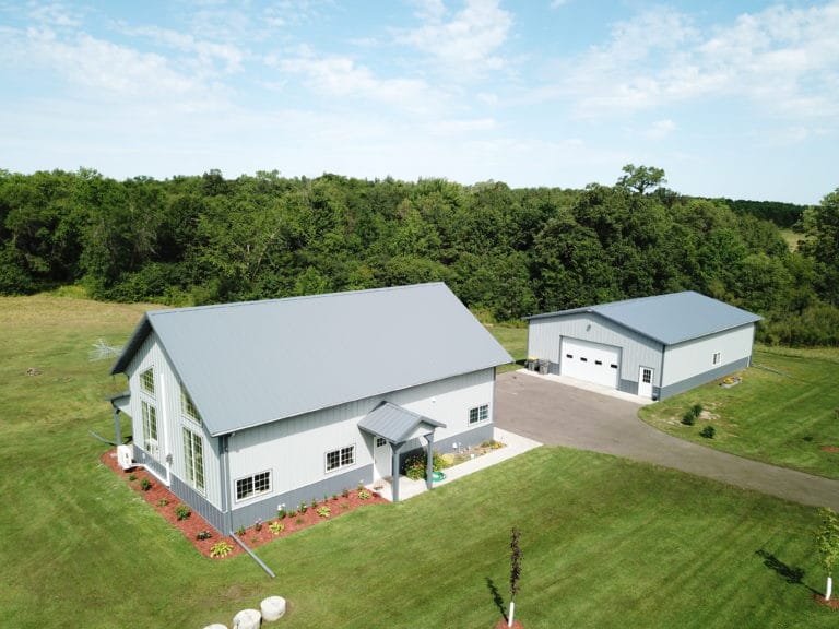 Post Frame Home and Shed - Walters Buildings