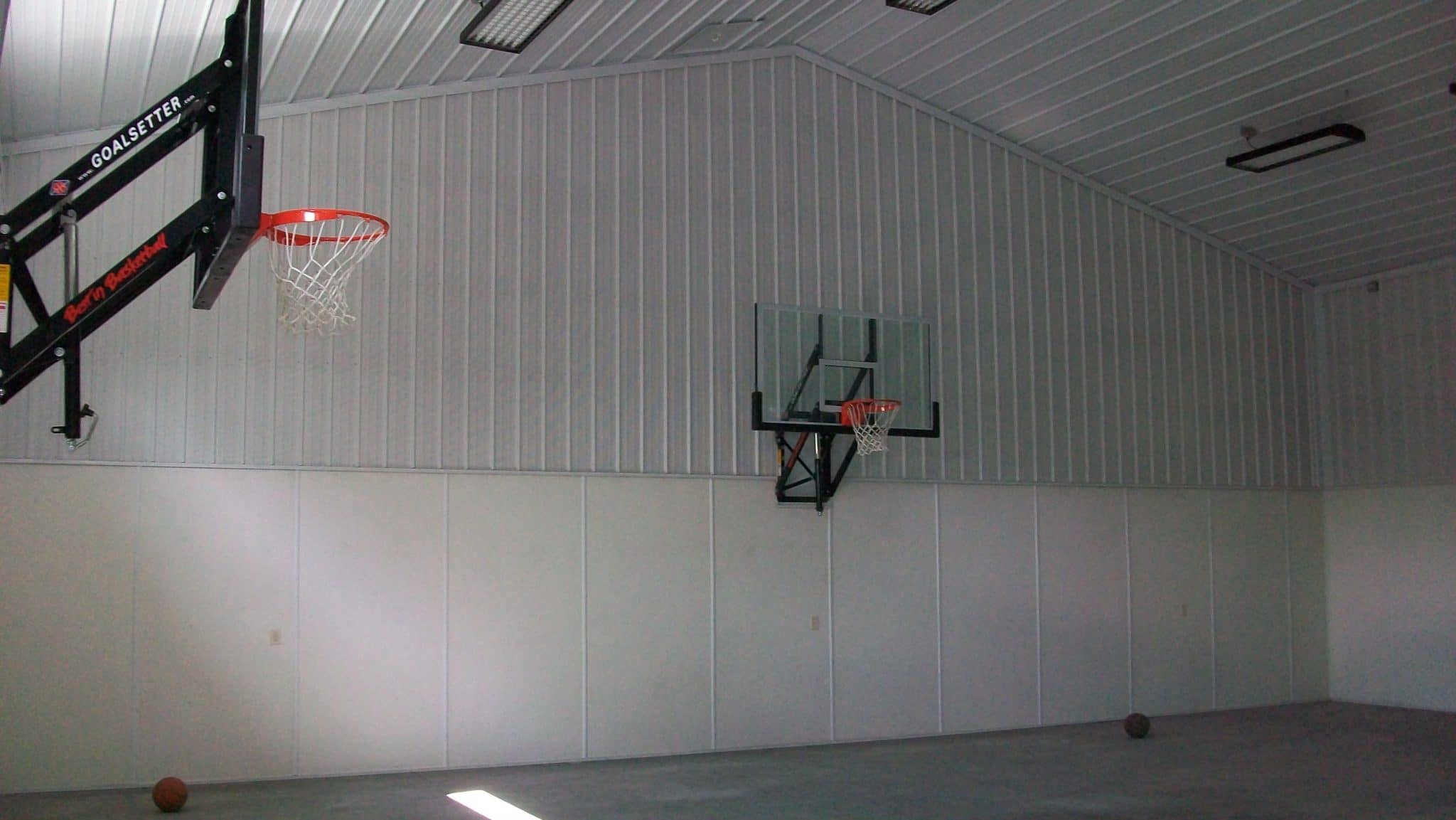 Pole Barn Basketball Court - Walters Buildings