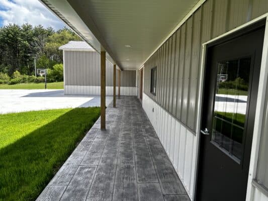 L-Shaped Pole Barn - Walters Buildings