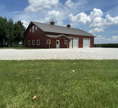 Pole Barn Workshop – 40′ × 66′ - Walters Buildings